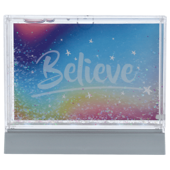 Color Changing Glitter Picture Frame